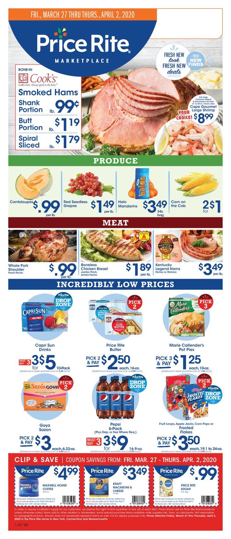 Price Rite Weekly Ad Mar 27 – Apr 02, 2020