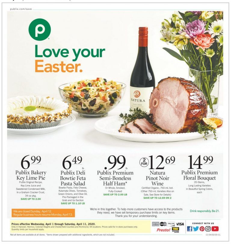 Publix Weekly Ad Apr 01 – Apr 11, 2020