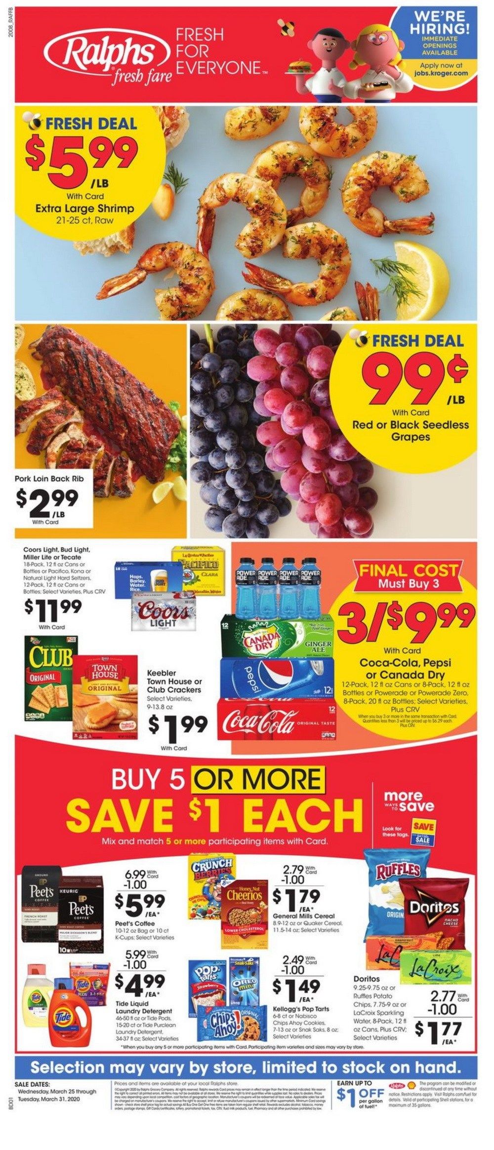 Ralphs Weekly Ad Mar 25 – Mar 31, 2020