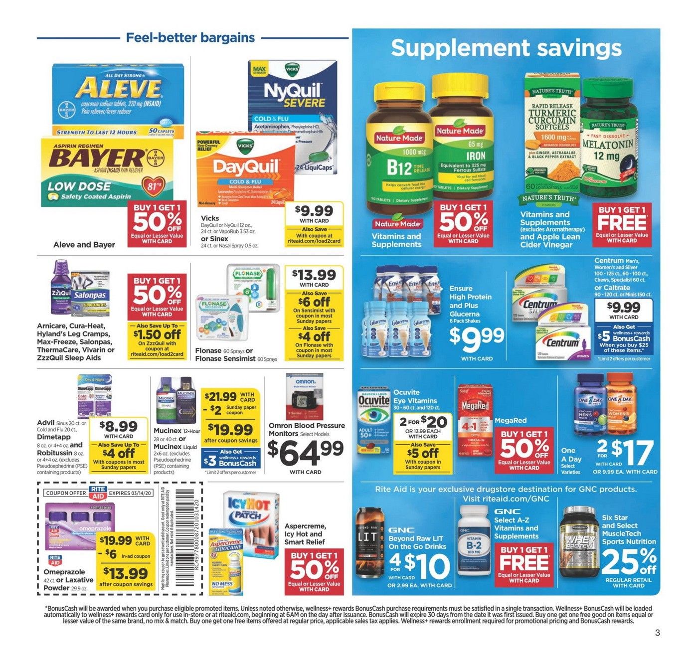 Rite Aid Weekly Ad Ad Mar 08 – Mar 14, 2020