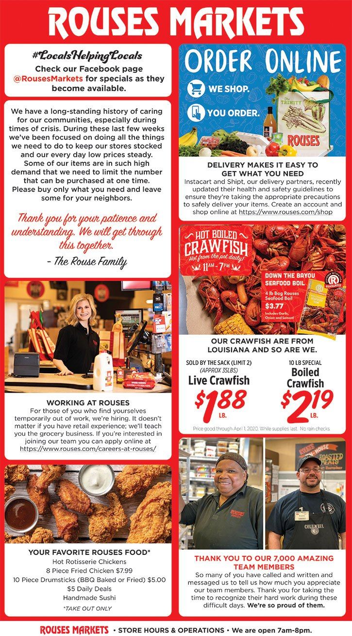 Rouses Weekly Ad Mar 25 – Apr 01, 2020