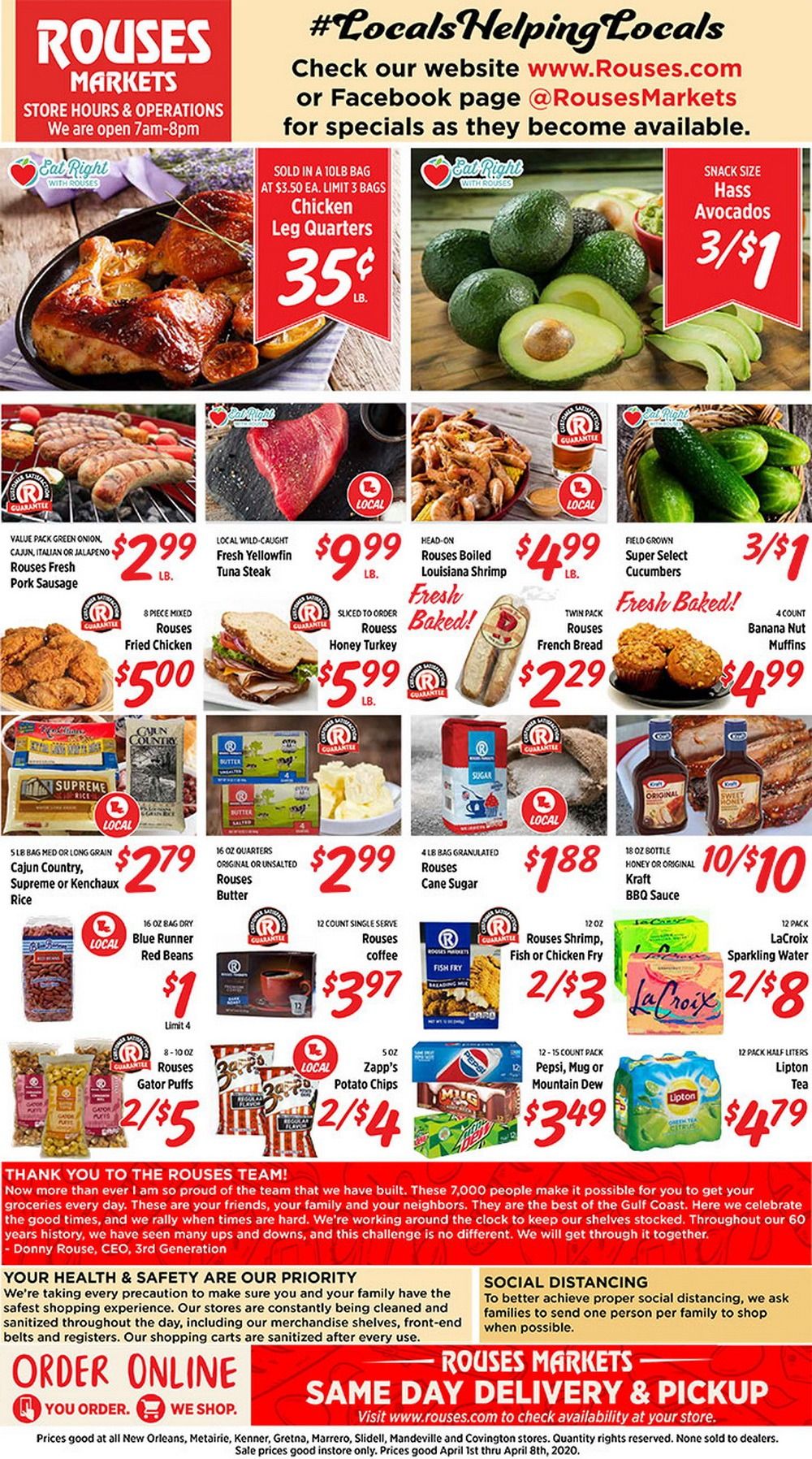 Rouses Weekly Ad Apr 01 – Apr 08, 2020