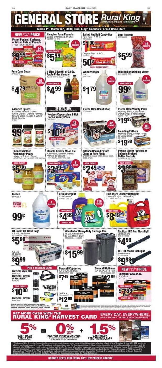 Rural King Weekly Ad Mar 01 – Mar 14, 2020