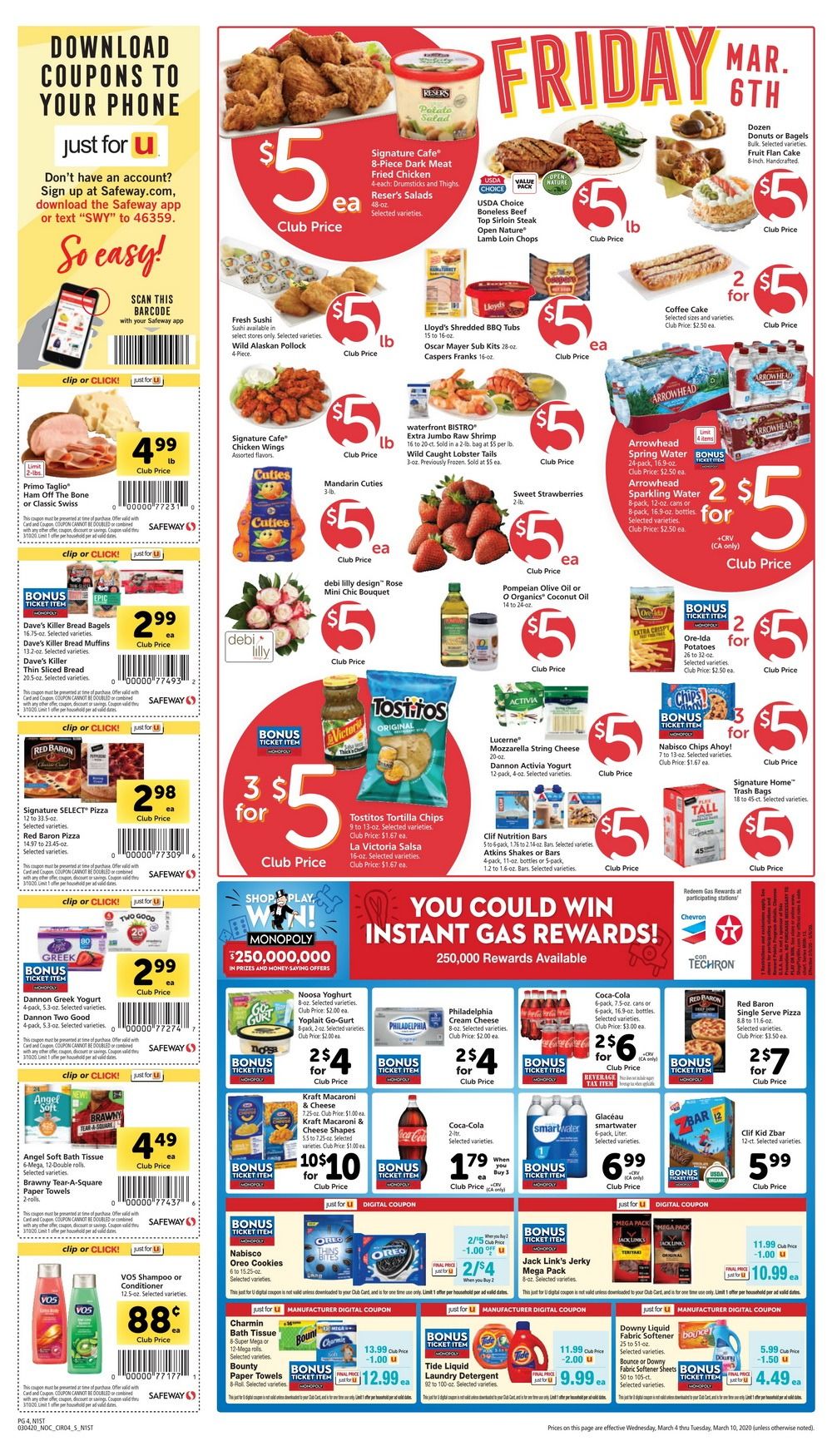 Safeway Weekly Ad Mar 4 – Mar 10, 2020