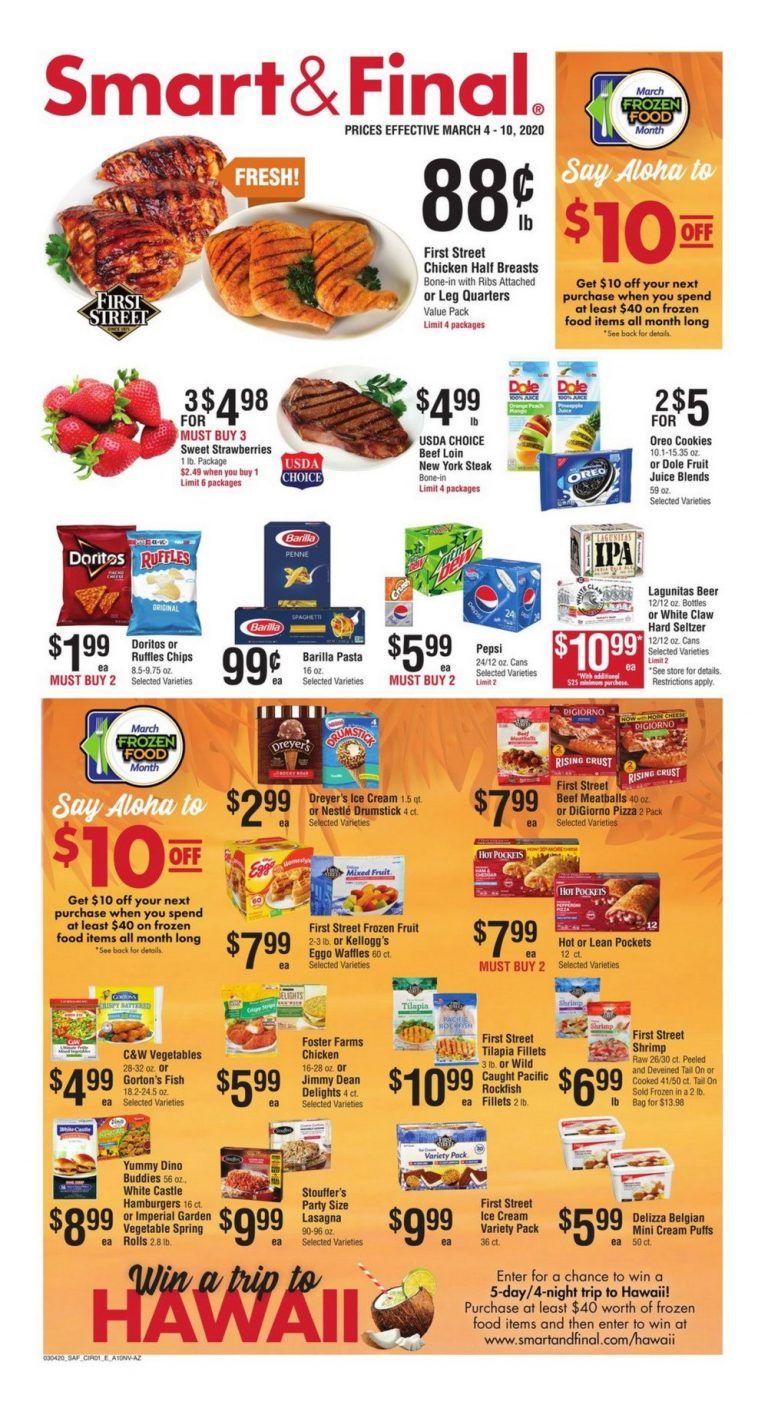 Smart & Final Weekly Ad Mar 4 – Mar 10, 2020