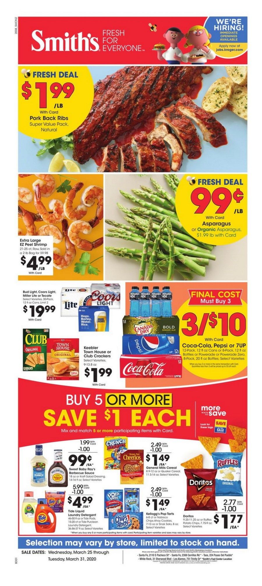 Smith's Food and Drug Weekly Circular Mar 25 – Mar 31, 2020