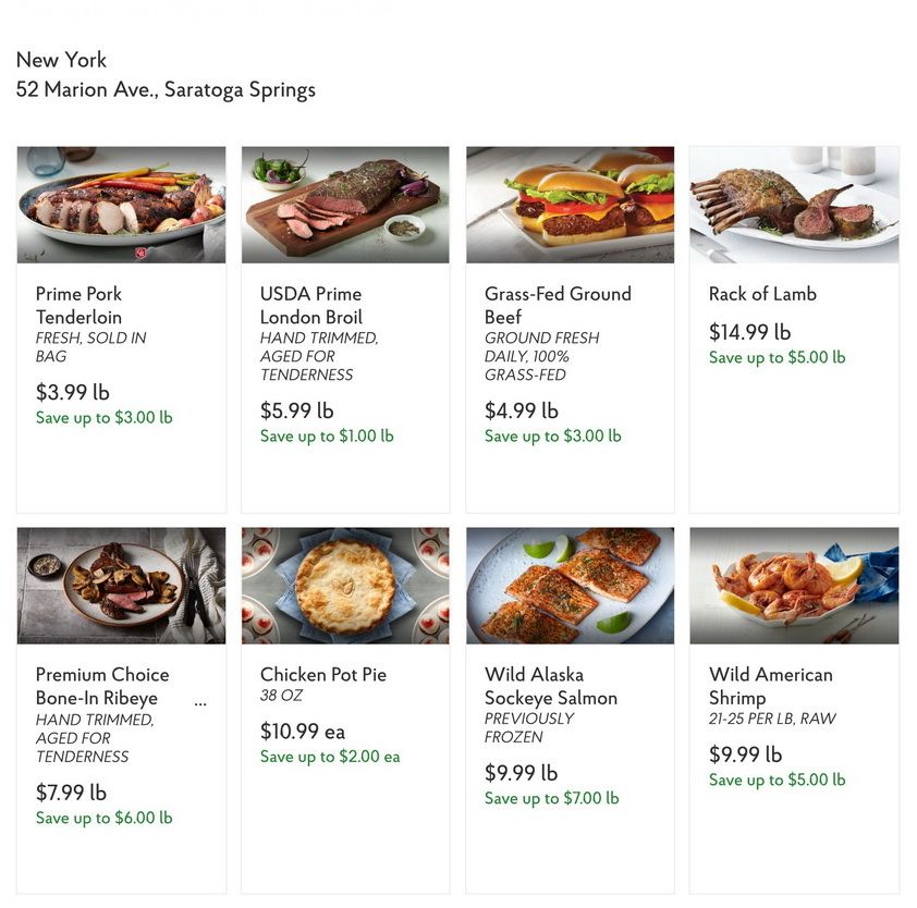 The Fresh Market Weekly Specials Mar 18 – Mar 24, 2020