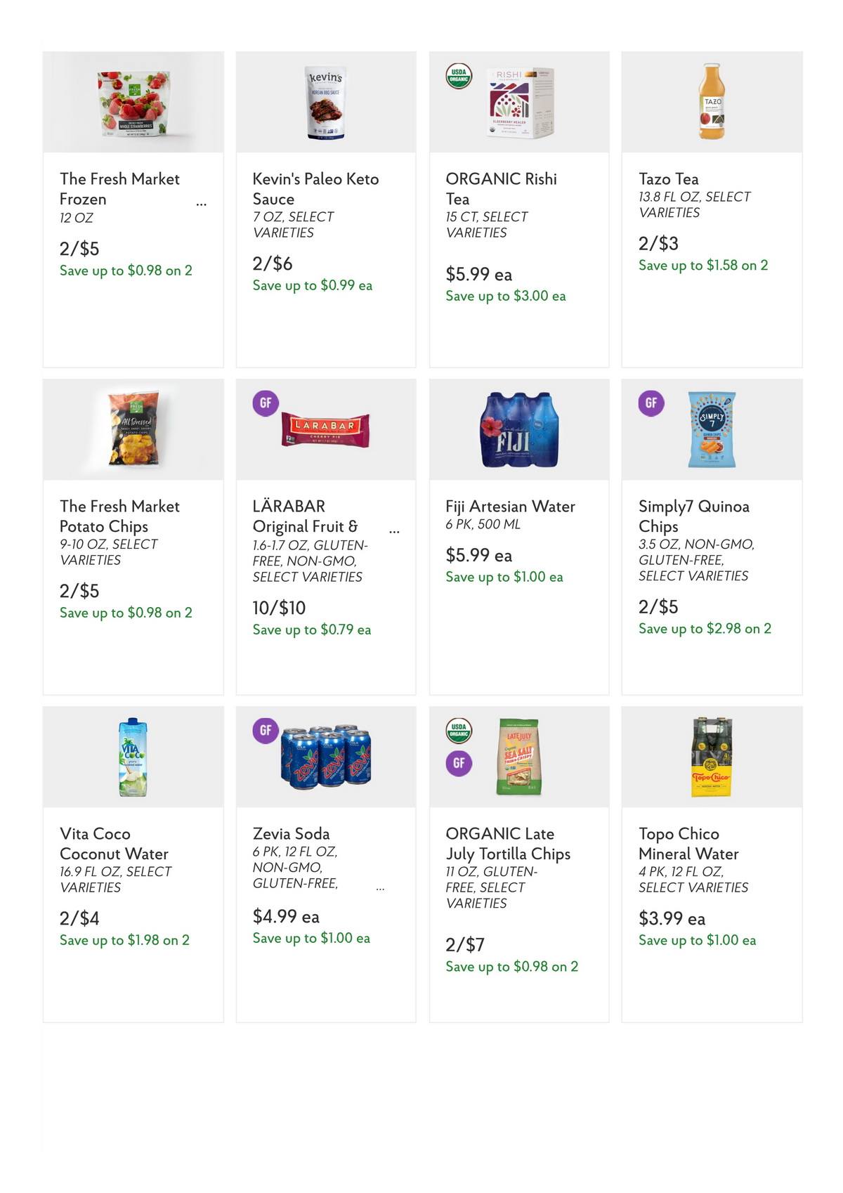 The Fresh Market Weekly Specials Mar 25 – Mar 31, 2020