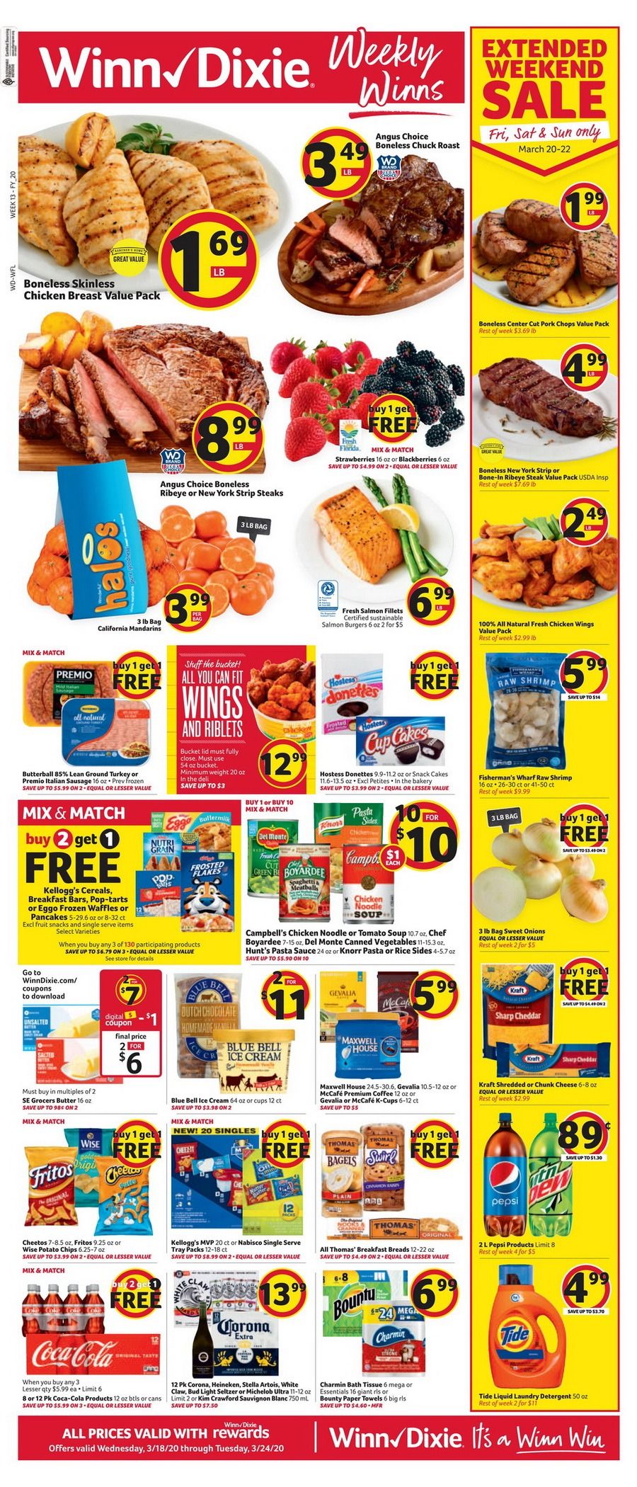 Winn-Dixie Weekly Ad Mar 18 – Mar 24, 2020