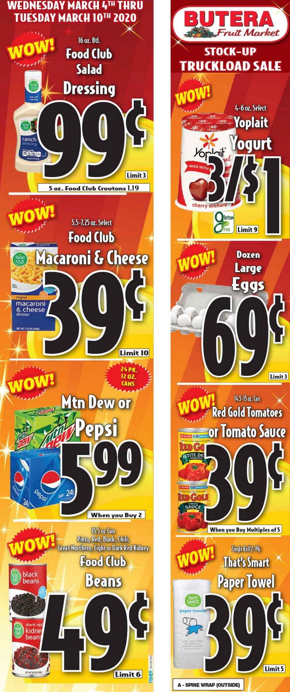 Butera Weekly Ad Mar 4 – Mar 10, 2020