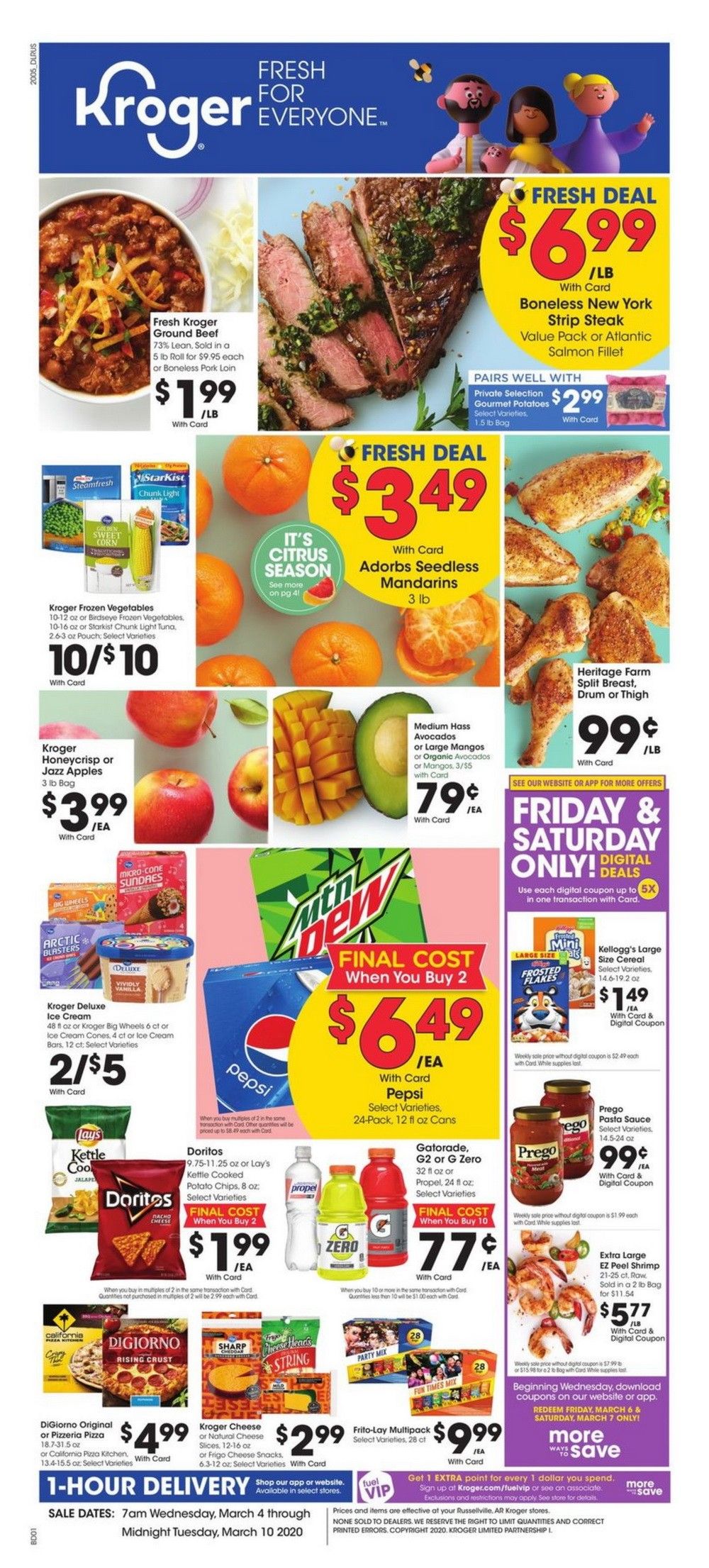Kroger Weekly Ad Mar 4 – Mar 10, 2020