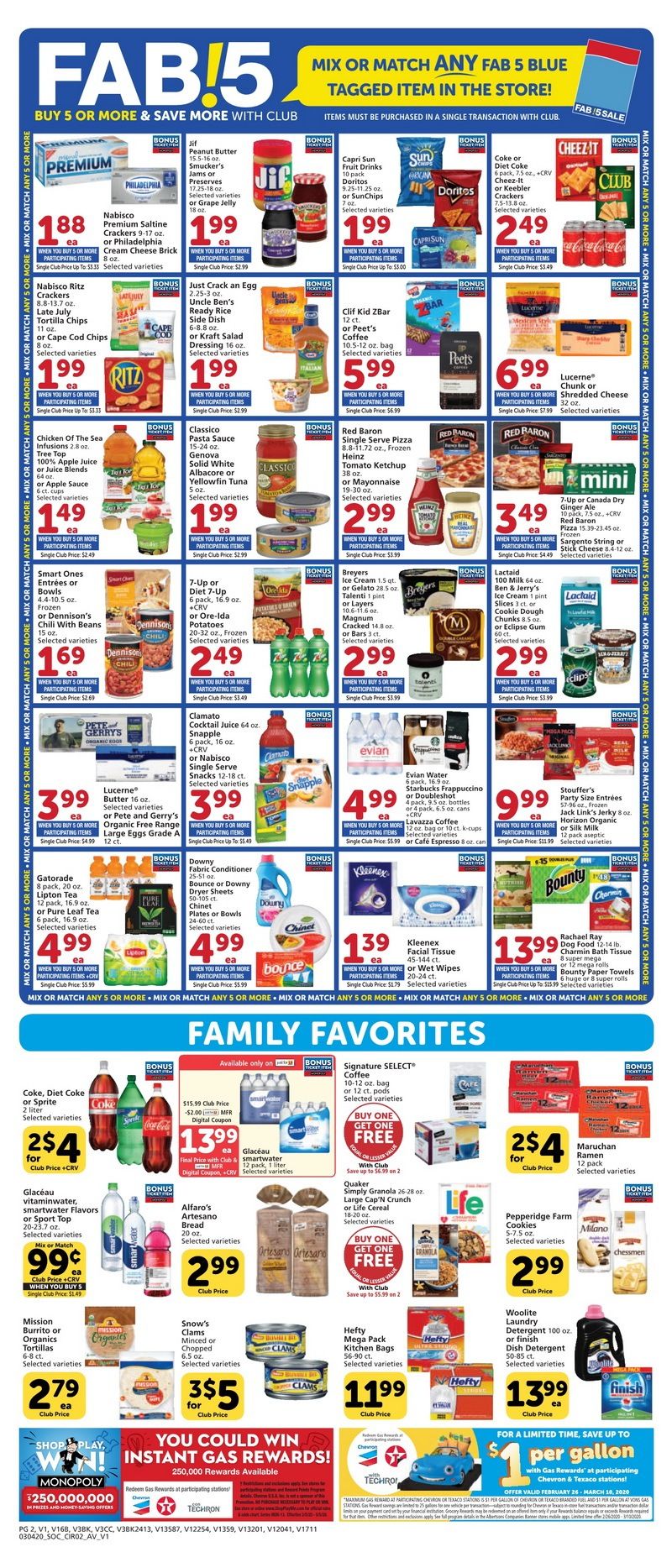 Vons Weekly Ad Mar 4 – Mar 10, 2020