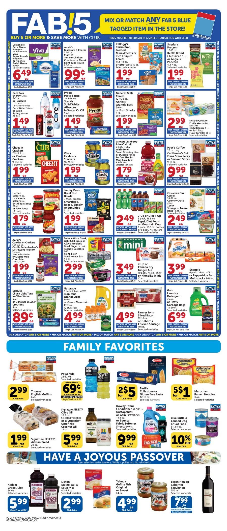 Vons Weekly Ad Mar 18 – Mar 24, 2020