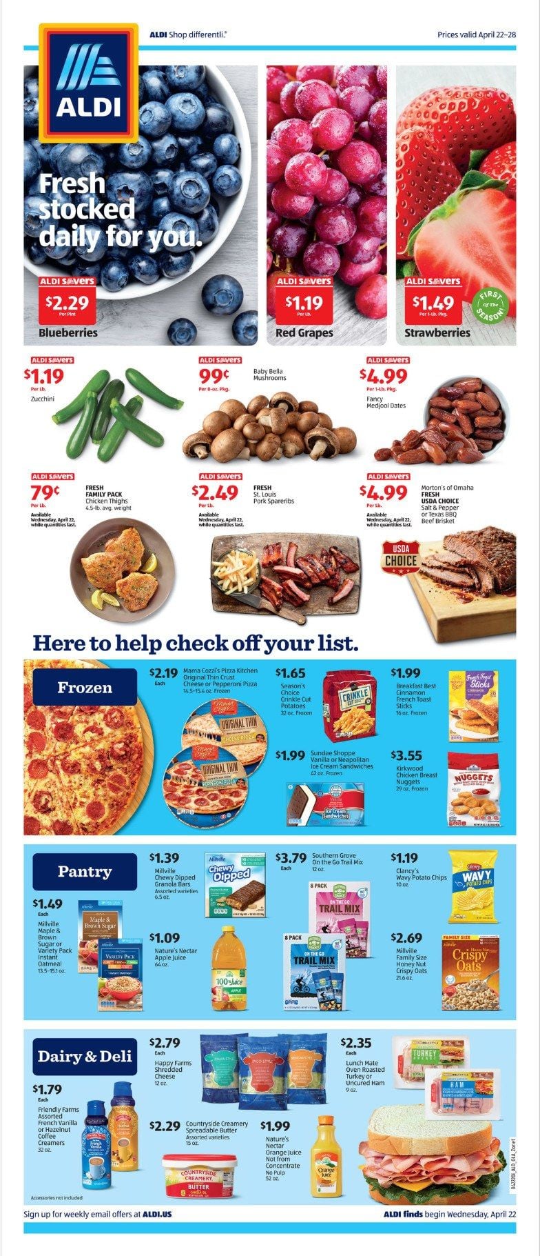 ALDI Weekly Ad Apr 22 – Apr 28, 2020