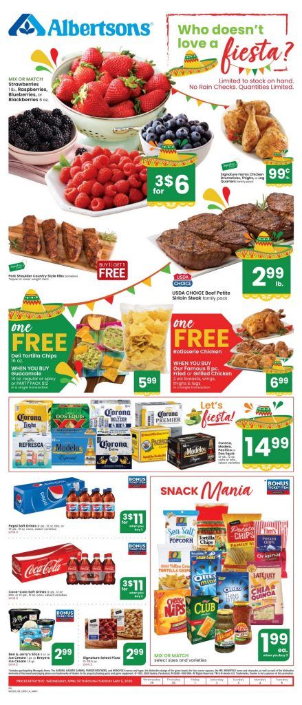 Albertsons Weekly Ad Apr 29 – May 05, 2020