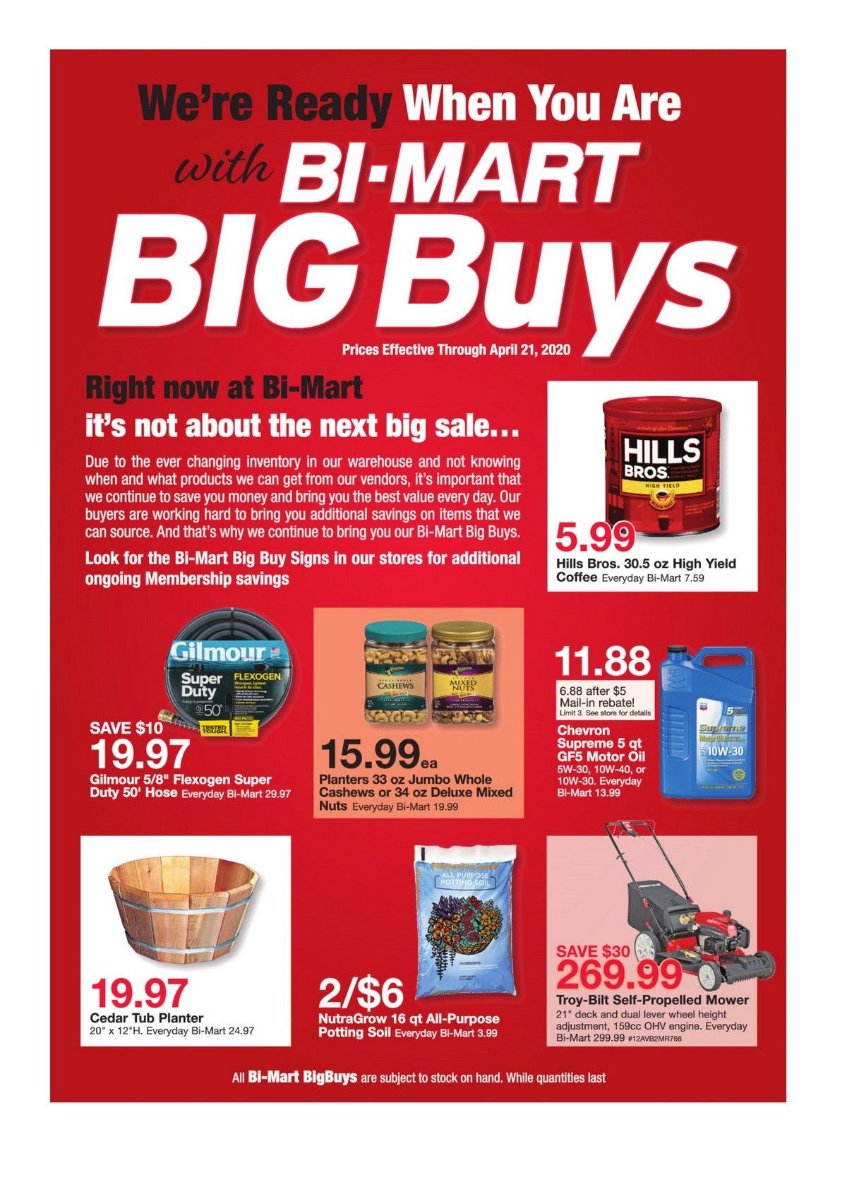 Bi-Mart Weekly Ad Apr 15 – Apr 21, 2020