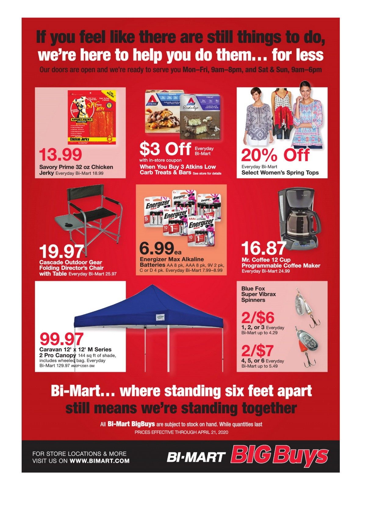 Bi-Mart Weekly Ad Apr 15 – Apr 21, 2020