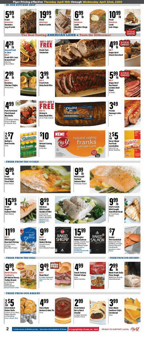 Big Y Weekly Ad Apr 16 – Apr 22, 2020