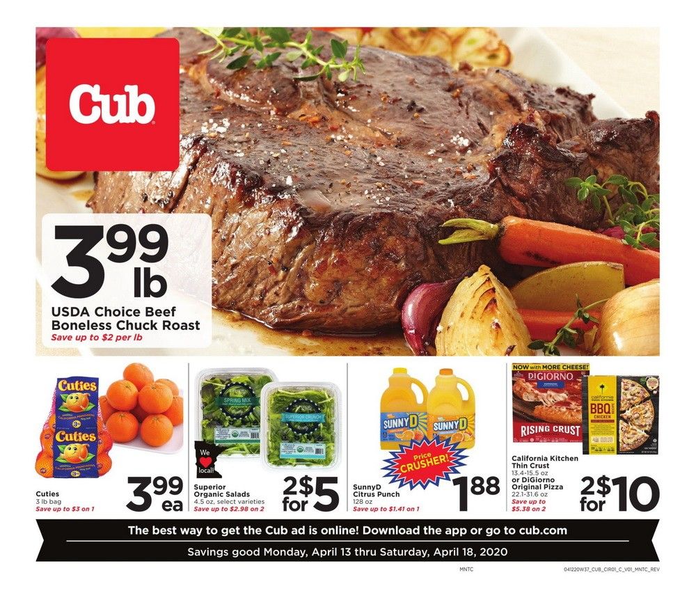 Cub Foods Weekly Ad Apr 13 – Apr 18, 2020