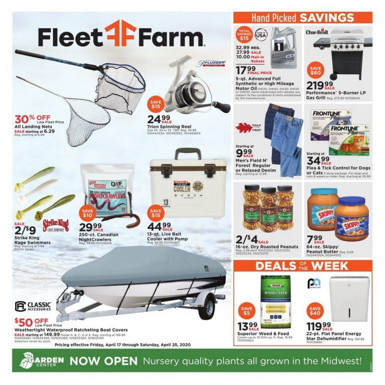 Fleet Farm Weekly Ad Apr 17 – Apr 25, 2020