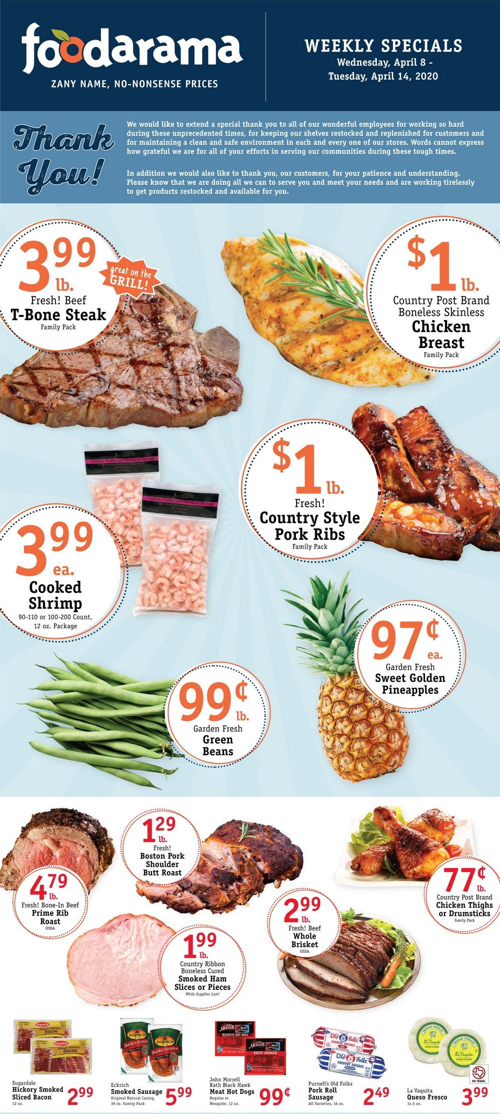 Foodarama Weekly Ad Apr 08 – Apr 14, 2020