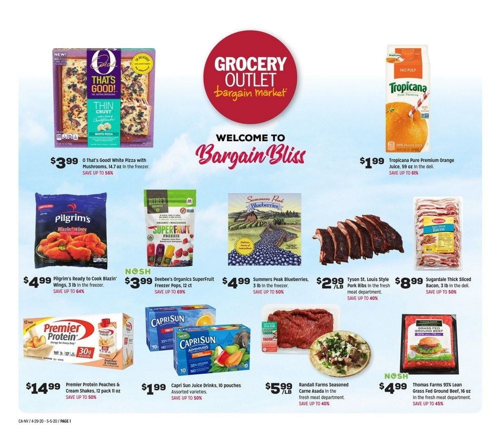 Grocery Outlet Weekly Ad Apr 29 – May 05, 2020