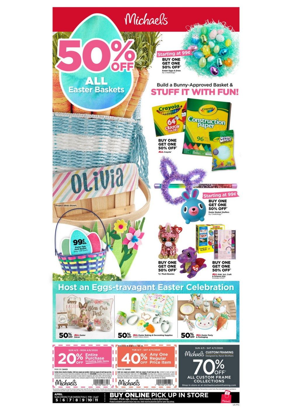 Michaels Weekly Ad Apr 05 – Apr 11, 2020