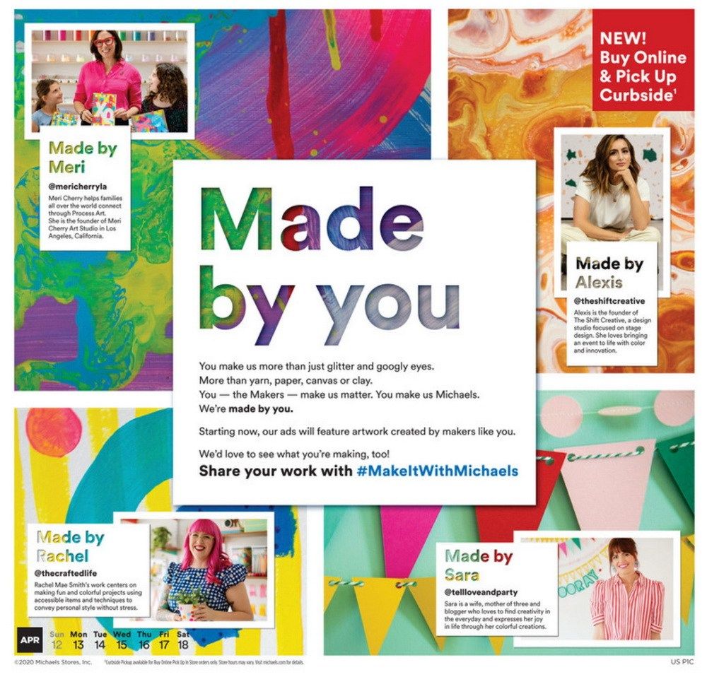 Michaels Weekly Ad Apr 12 – Apr 18, 2020