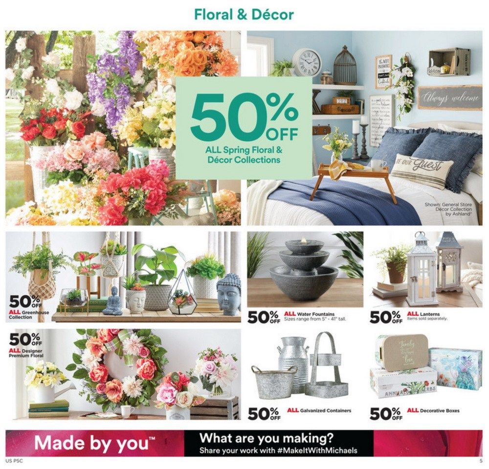 Michaels Weekly Ad Apr 12 – Apr 18, 2020