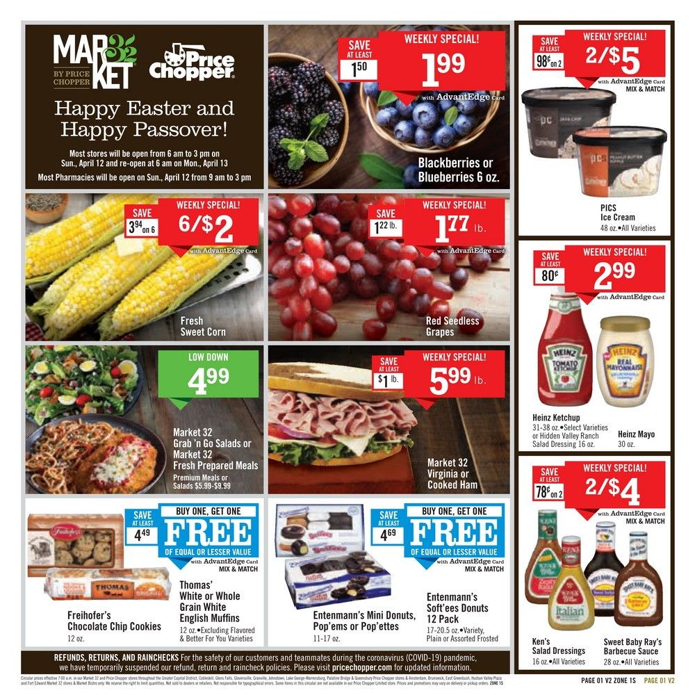 Price Chopper Weekly Ad Apr 12 – Apr 18, 2020