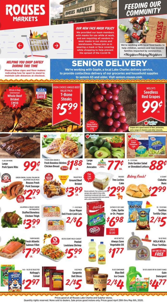 Rouses Weekly Ad Apr 29 – May 06, 2020
