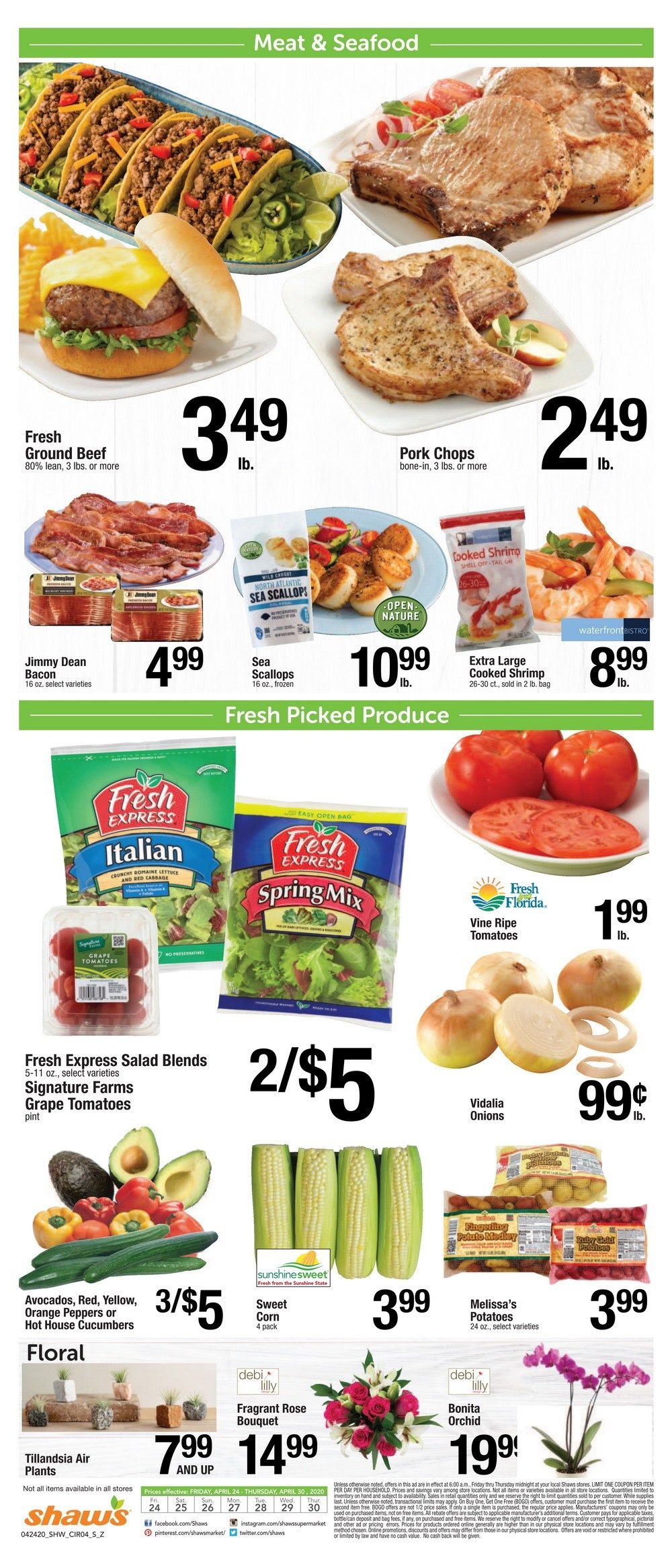 Shaw's Weekly Ad Apr 24 – Apr 30, 2020