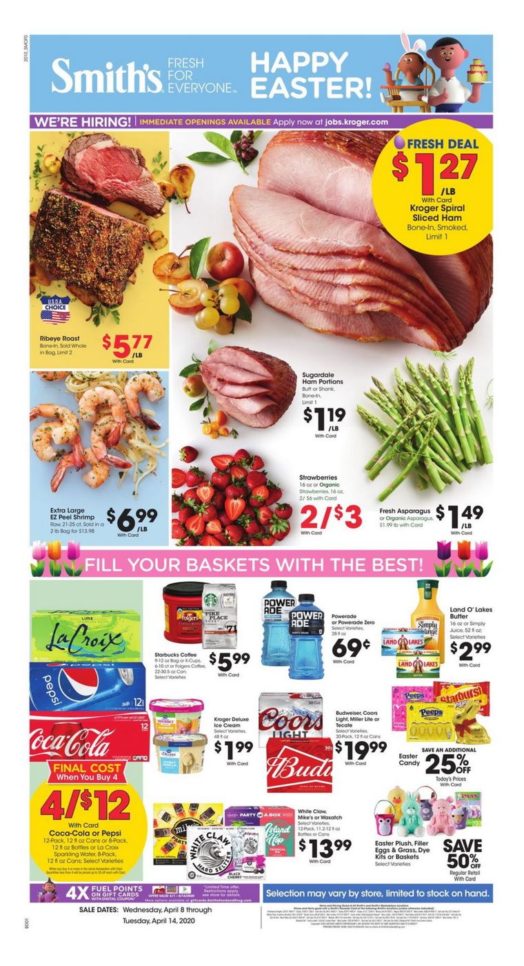 Smith's Food and Drug Weekly Circular Apr 08- Apr 14, 2020