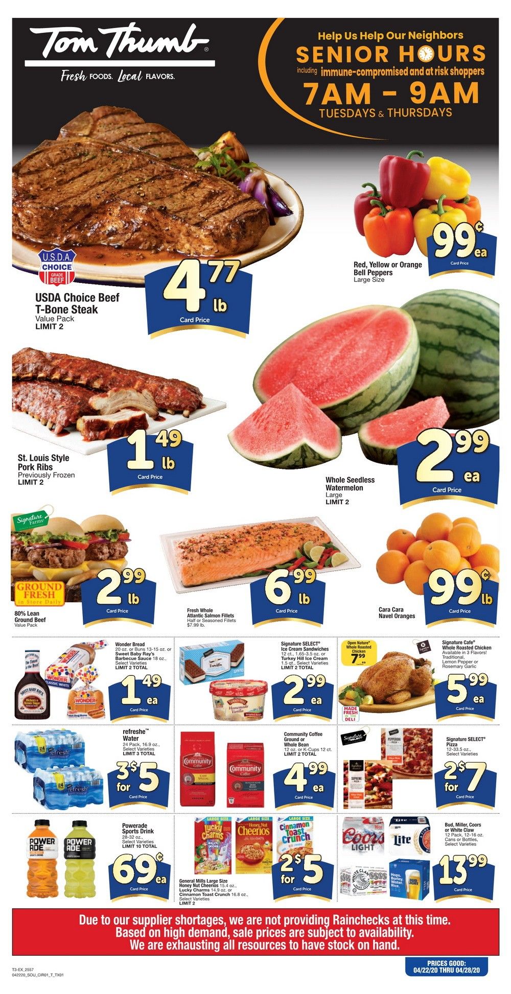 Tom Thumb Weekly Ad Apr 22 – Apr 28, 2020