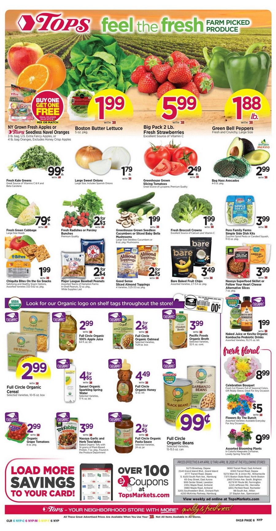 Tops Weekly Circular Apr 12 – Apr 18, 2020
