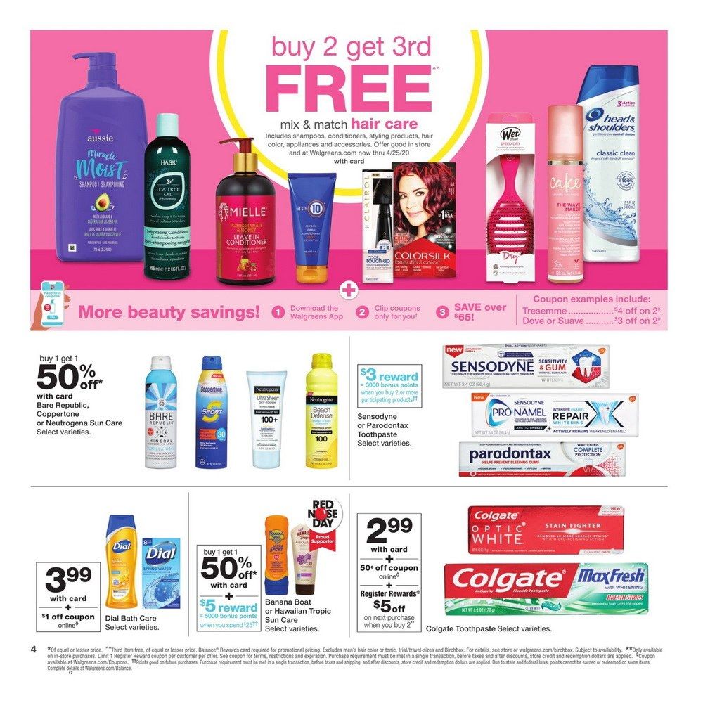 Walgreens Weekly Ad Apr 19 – Apr 25, 2020