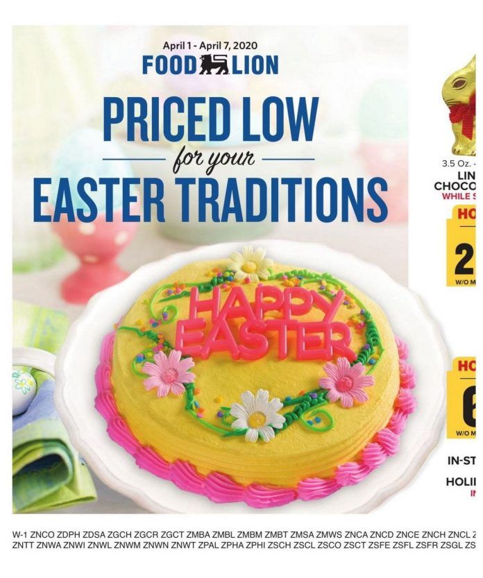 Food Lion Weekly Ad Apr 1 – Apr 7, 2020