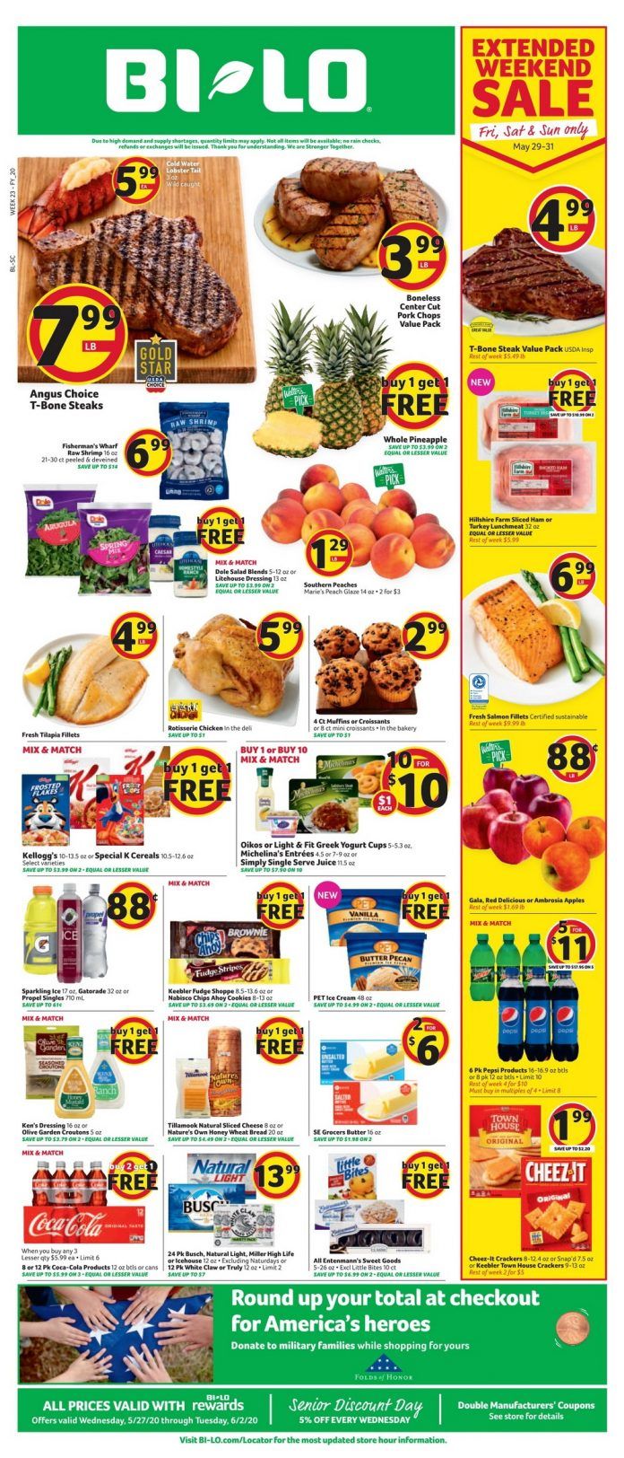 BI-LO Weekly Circular May 27- June 02, 2020