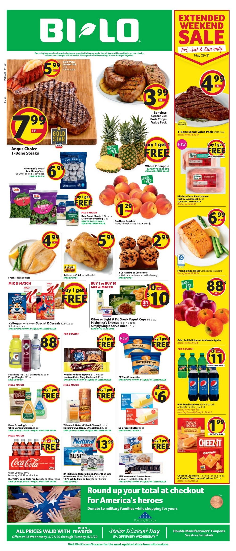 BI-LO Weekly Circular May 27- June 02, 2020