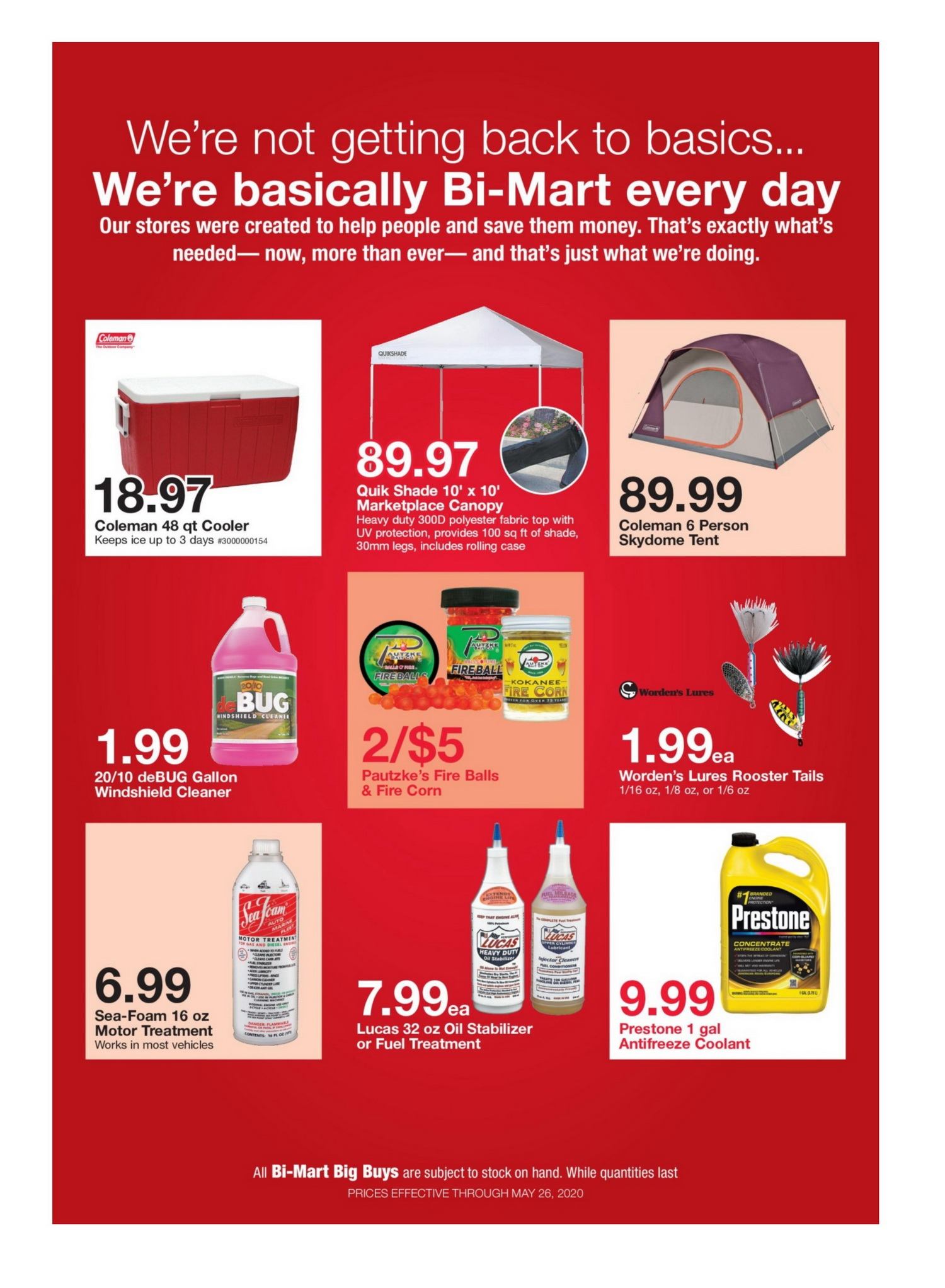 Bi-Mart Weekly Ad May 13 – May 26, 2020