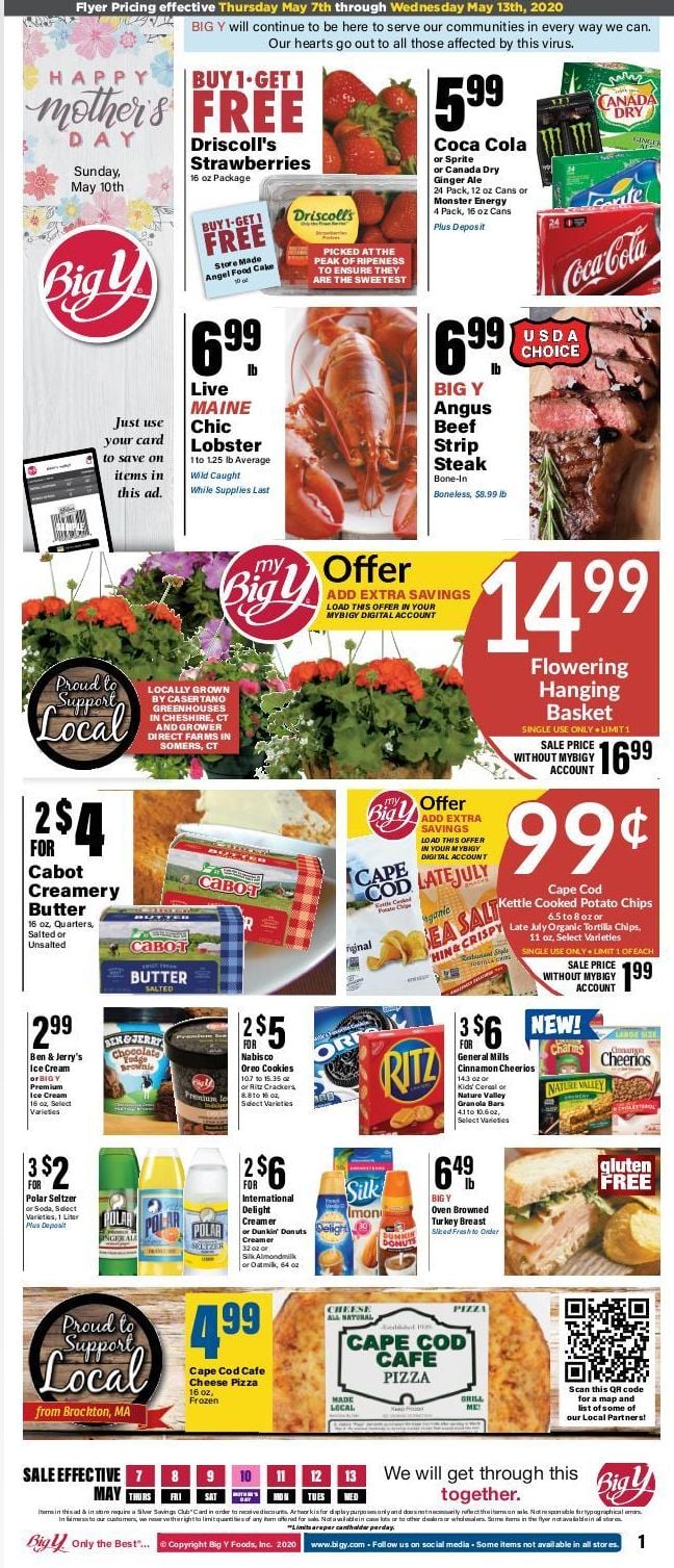 Big Y Weekly Ad May 07 – May 13, 2020