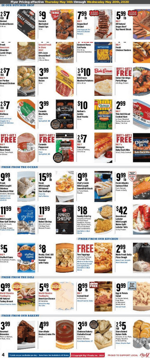 Big Y Weekly Ad May 14 – May 20, 2020