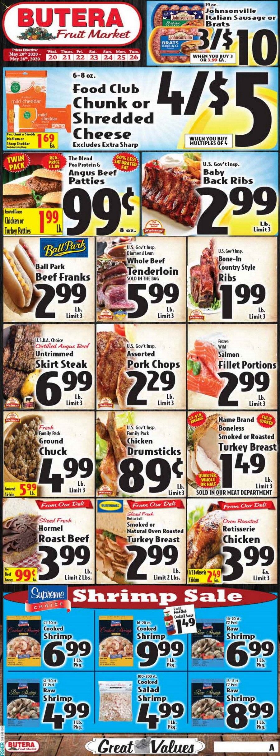 Butera Weekly Ad May 20 – May 26, 2020