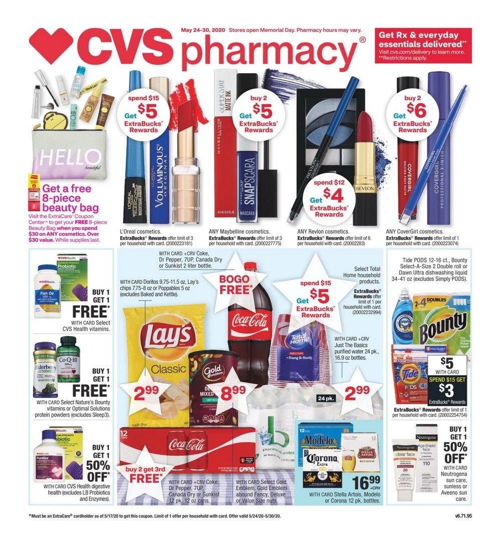 CVS Weekly Ad May 24 – May 30, 2020