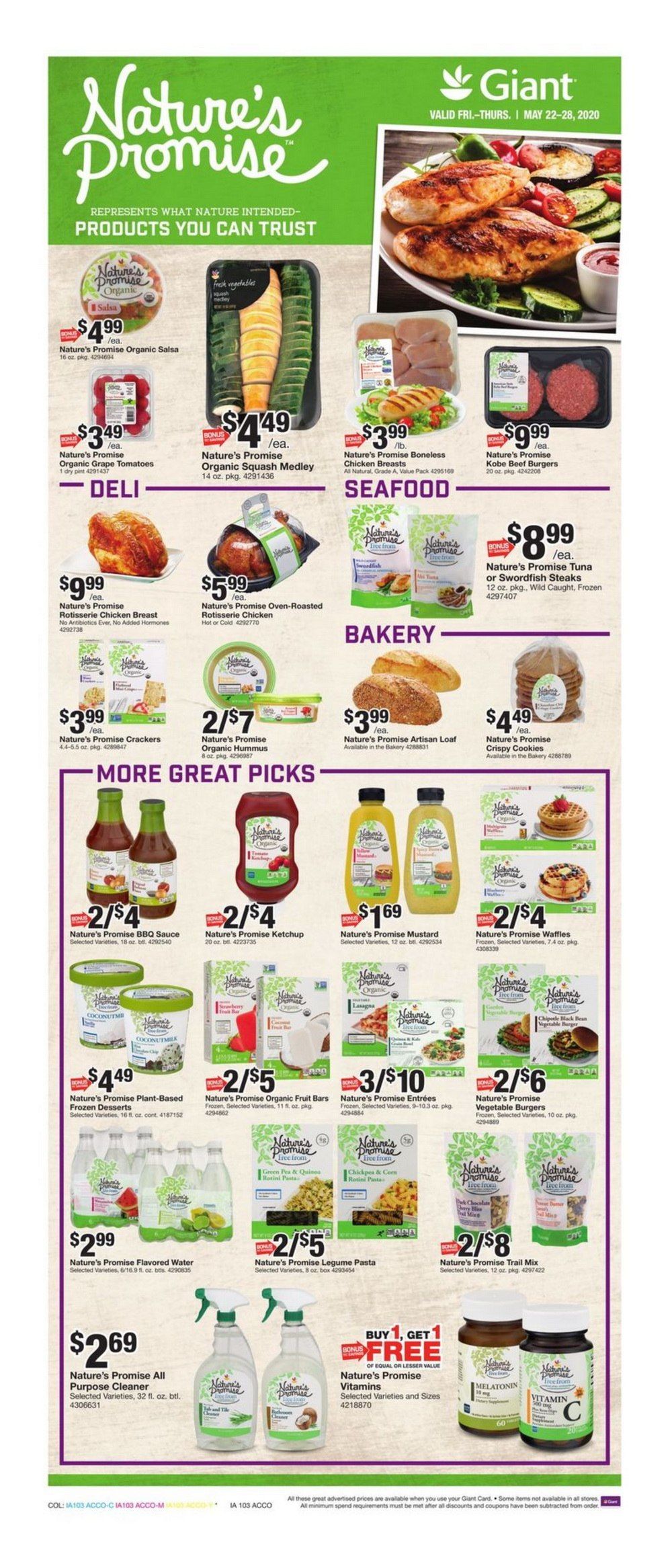 Giant Food Weekly Ad May 22 – May 28, 2020