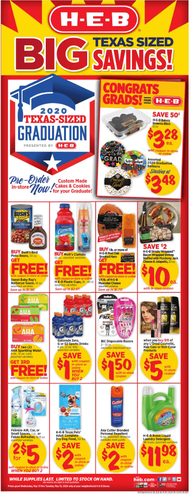 HEB Weekly Ad May 13 – May 19, 2020