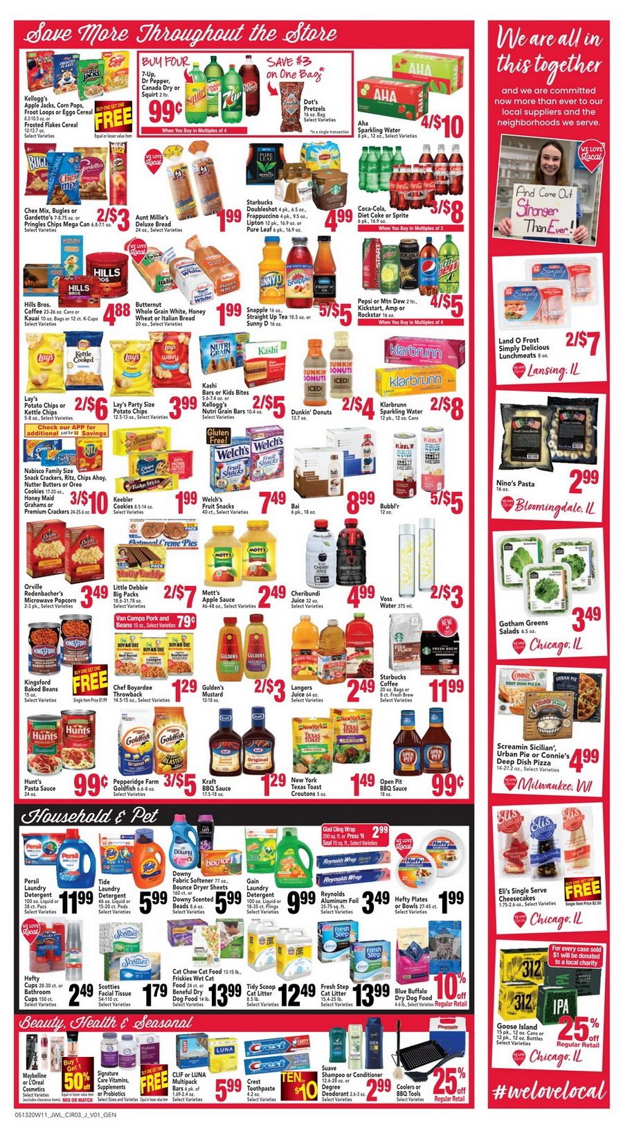 Jewel Osco Weekly Circular May 13 – May 19, 2020