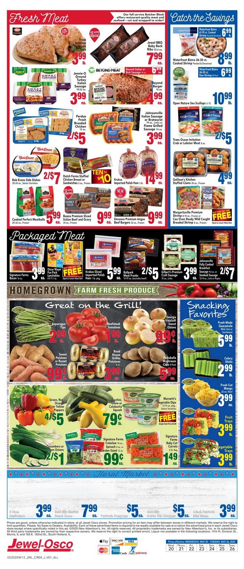 Jewel Osco Weekly Circular May 20 – May 26, 2020