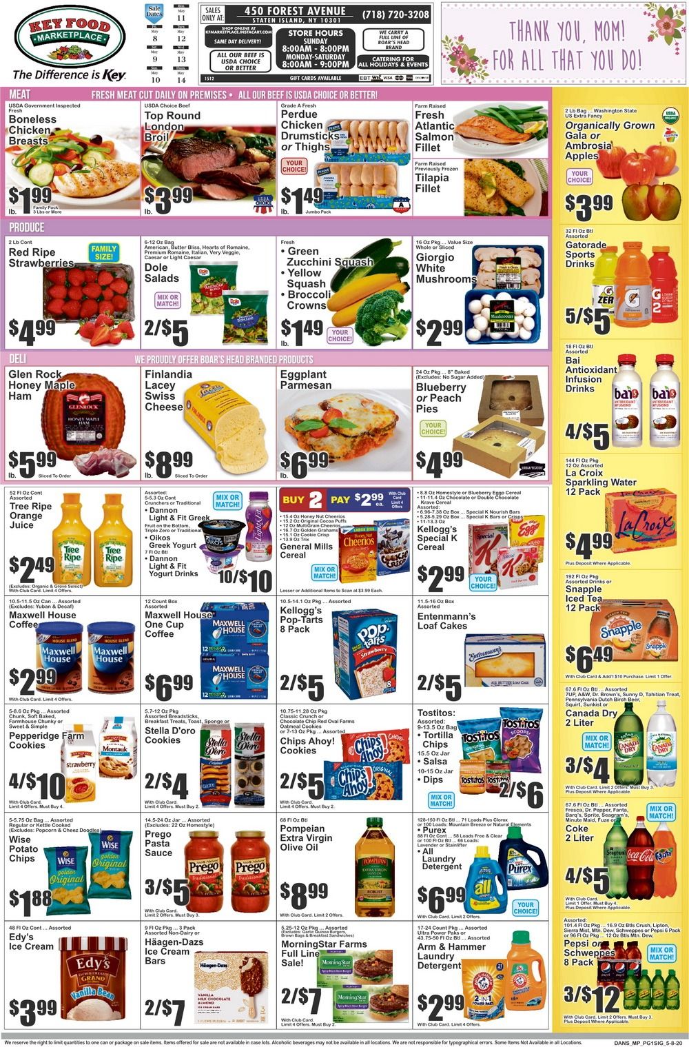 Key Food Weekly Ad May 08 – May 14, 2020