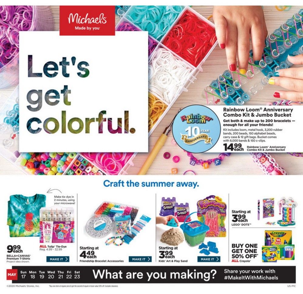 Michaels Weekly Ad May 17 – May 23, 2020